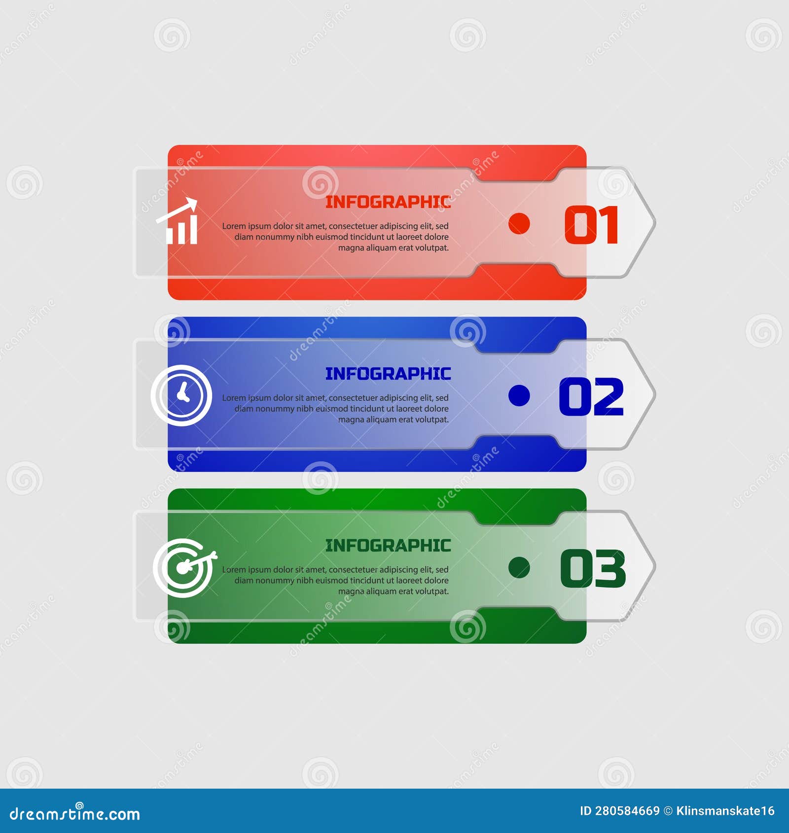 Infographic Glass Morphism Banner Element Cartoon Vector ...