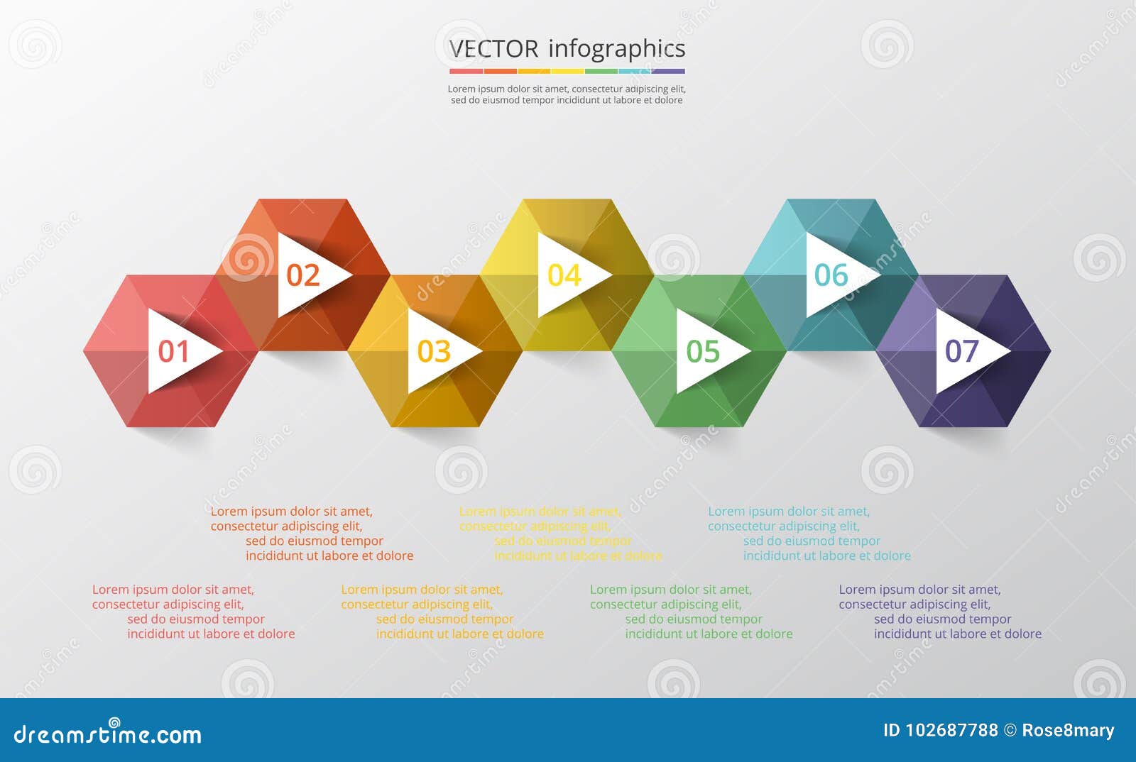 Infographic gradual ilustración del vector. Ilustración de progreso ...