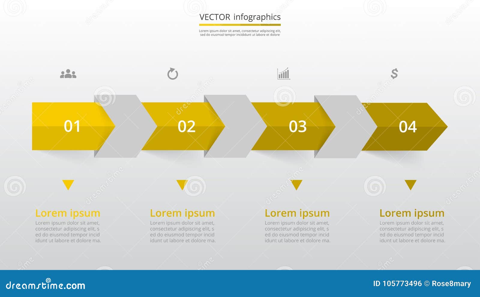 Infographic gradual ilustración del vector. Ilustración de progreso ...