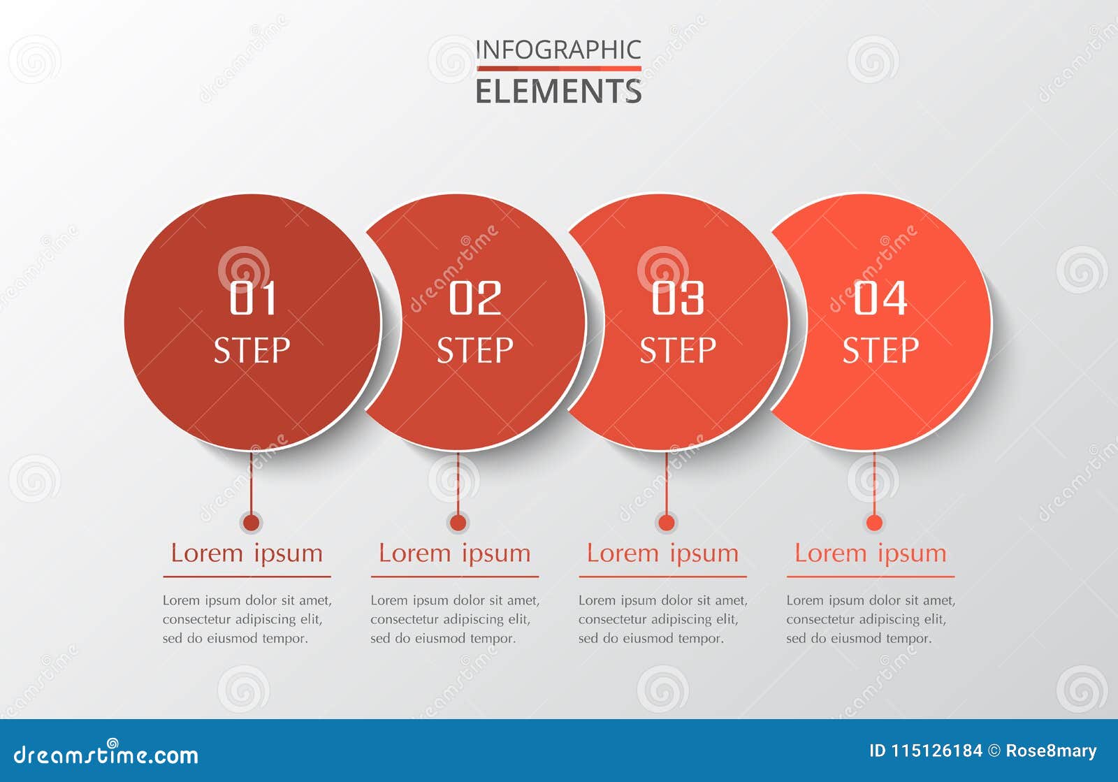 Infographic gradual ilustración del vector. Ilustración de concepto ...