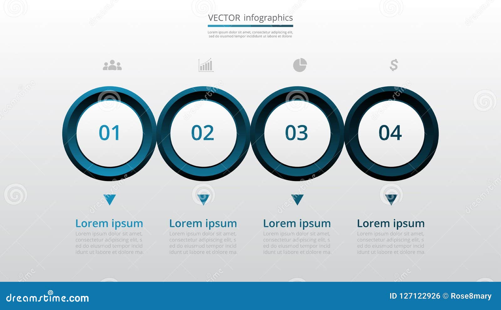 Infographic gradual ilustración del vector. Ilustración de extracto ...