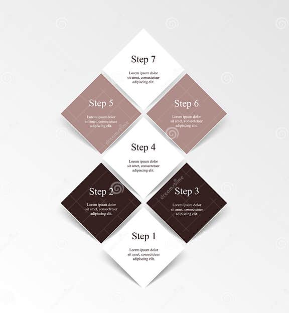 Infographic gradual ilustración del vector. Ilustración de cuatro ...