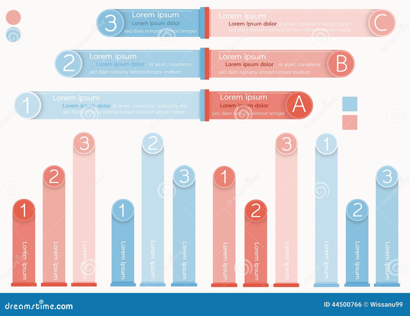 Infographic Graph Option Concept. Stock Vector - Illustration of info ...