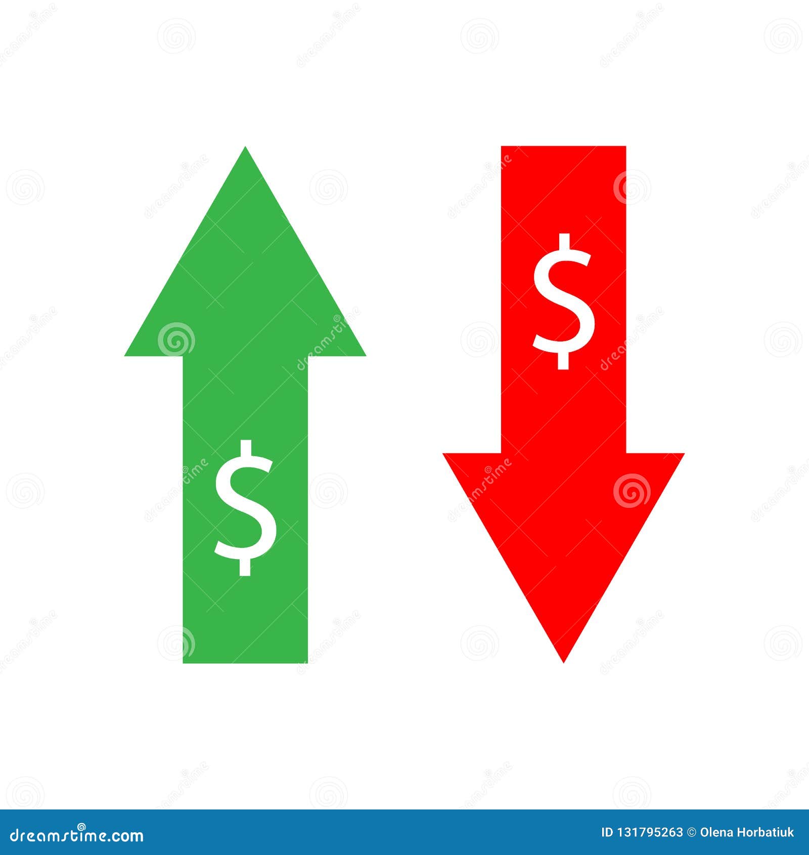 Infographic Graph Showing Lowering of Price in Simple Colors on White ...