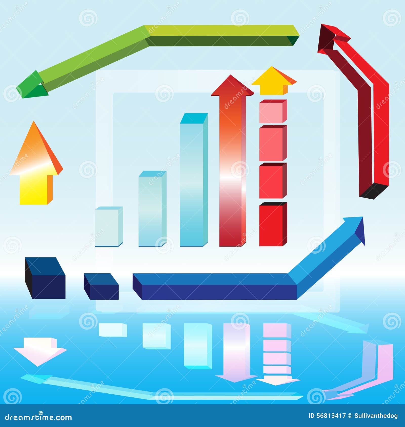 Infographic graph stock vector. Illustration of building - 56813417