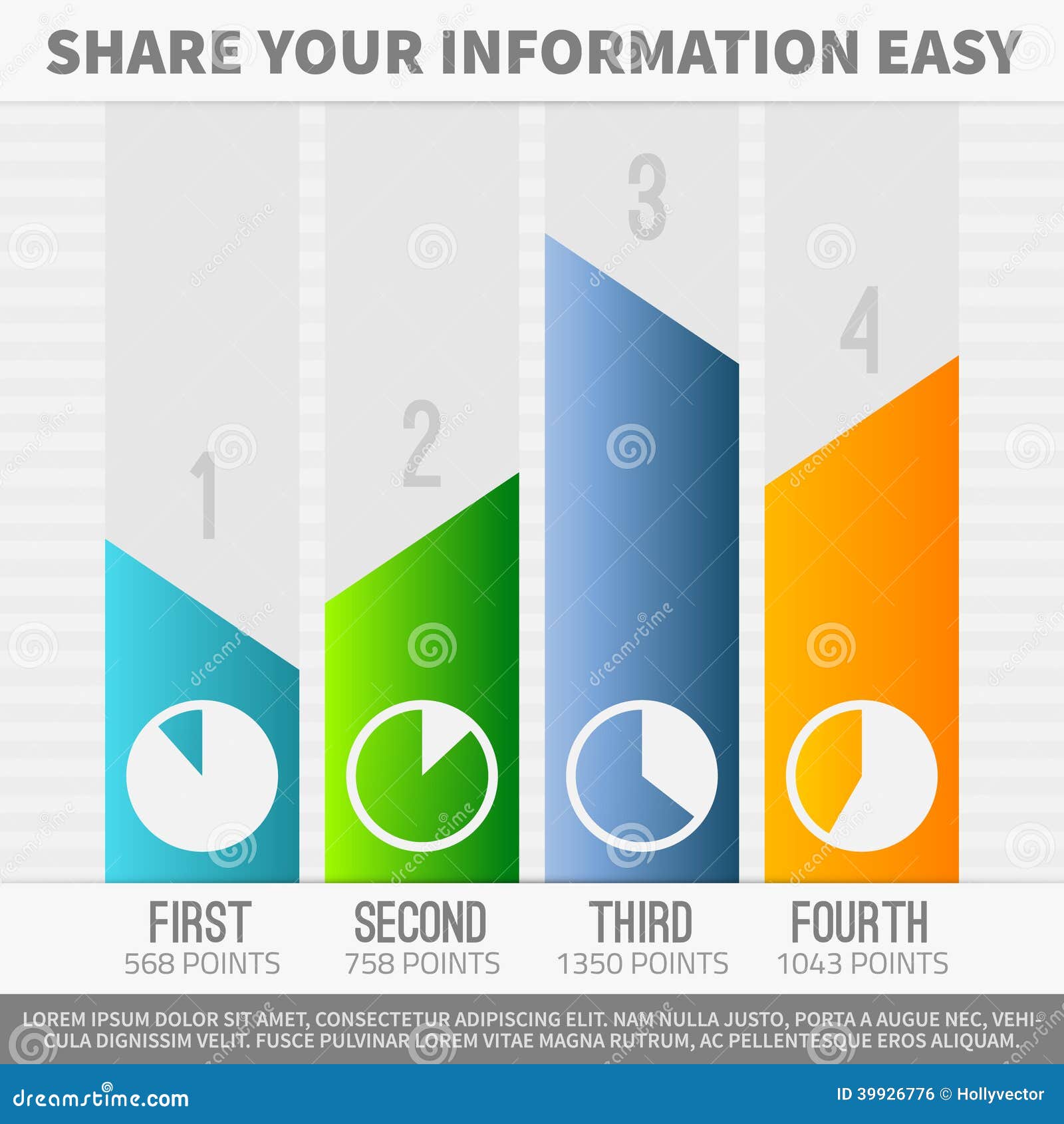 Infographic graphs stock vector. Illustration of colored - 39926776