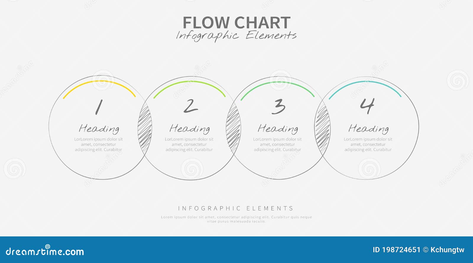 Infographic Hand Drawn Flow Chart Stock Vector - Illustration of ...