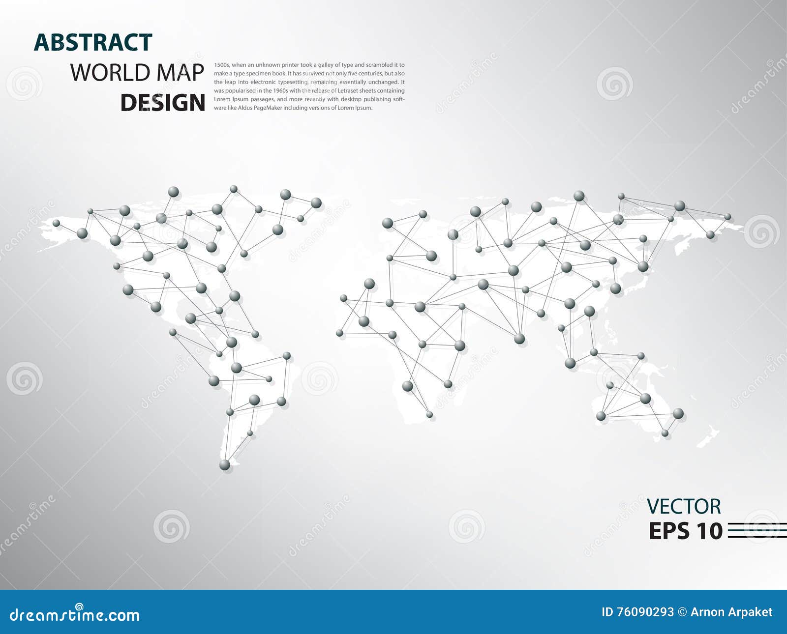 Infographic Het Netwerk Van De Worldmapspin Vector Illustratie ...
