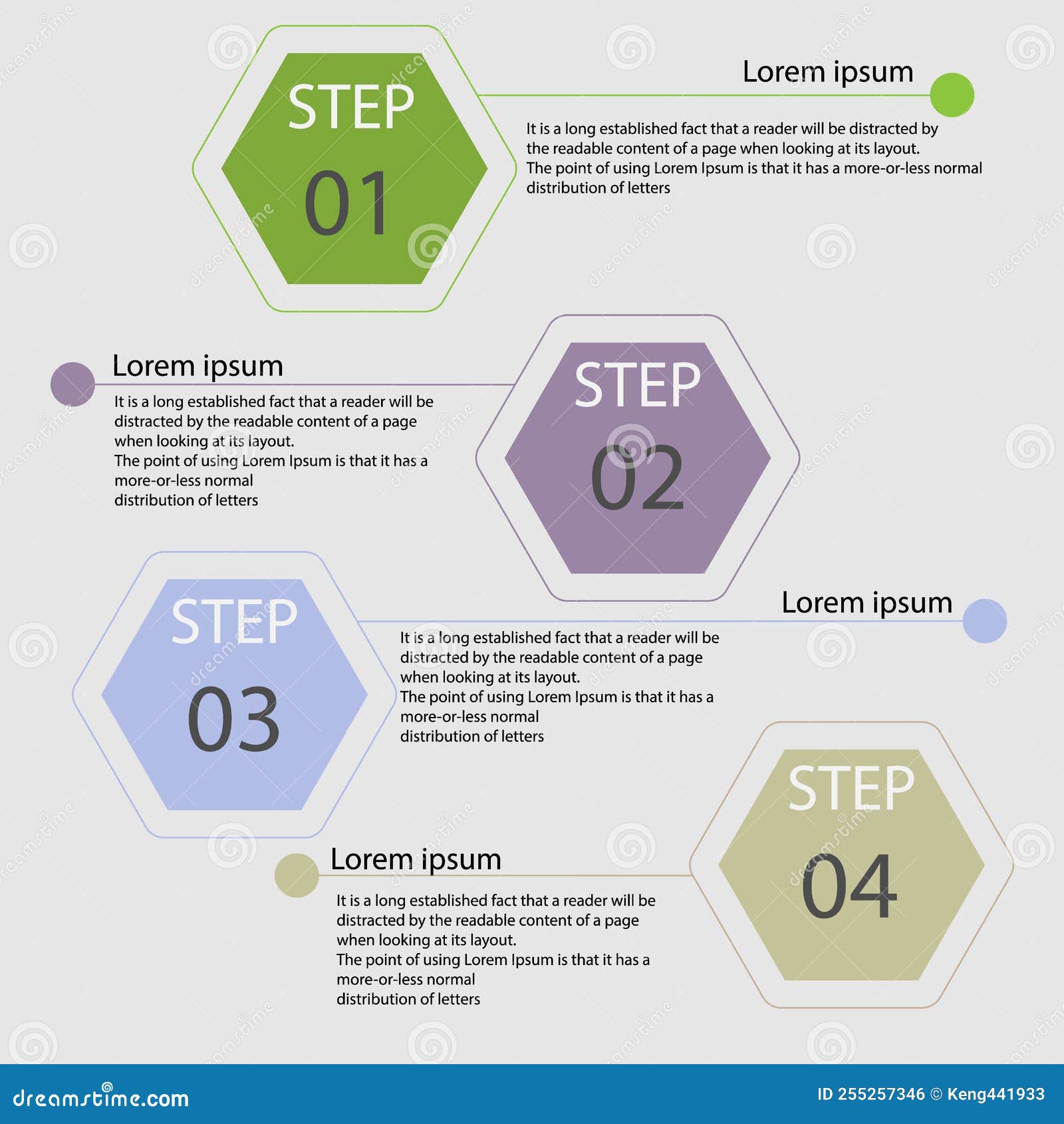 Infographic Hexagon Gears Line PiAd Cartoon Vector | CartoonDealer.com ...
