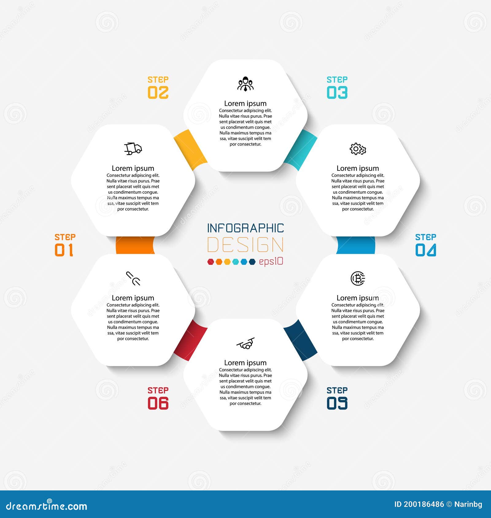 The Hexagonal Shape Mixed with the Circle Represents New Ideas and ...