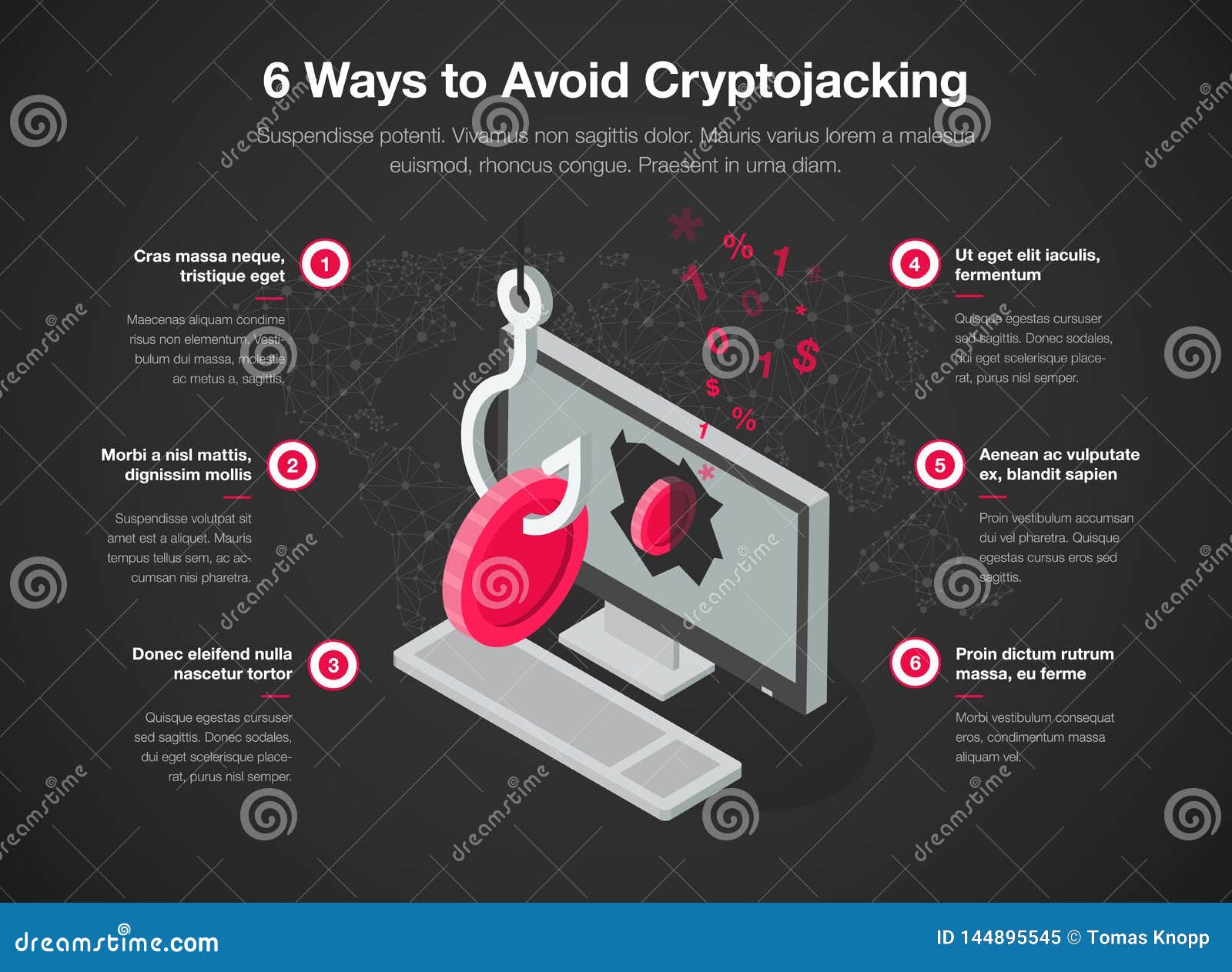 Infographic for How To Avoid Cryptojacking with Desktop Computer and ...