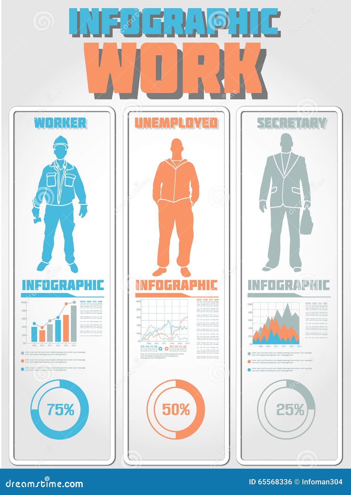 Infographic Icon Man Business Stock Illustration - Illustration of ...