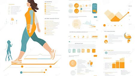 Infographic Illustrating Physical Activity Benefits with Charts and ...