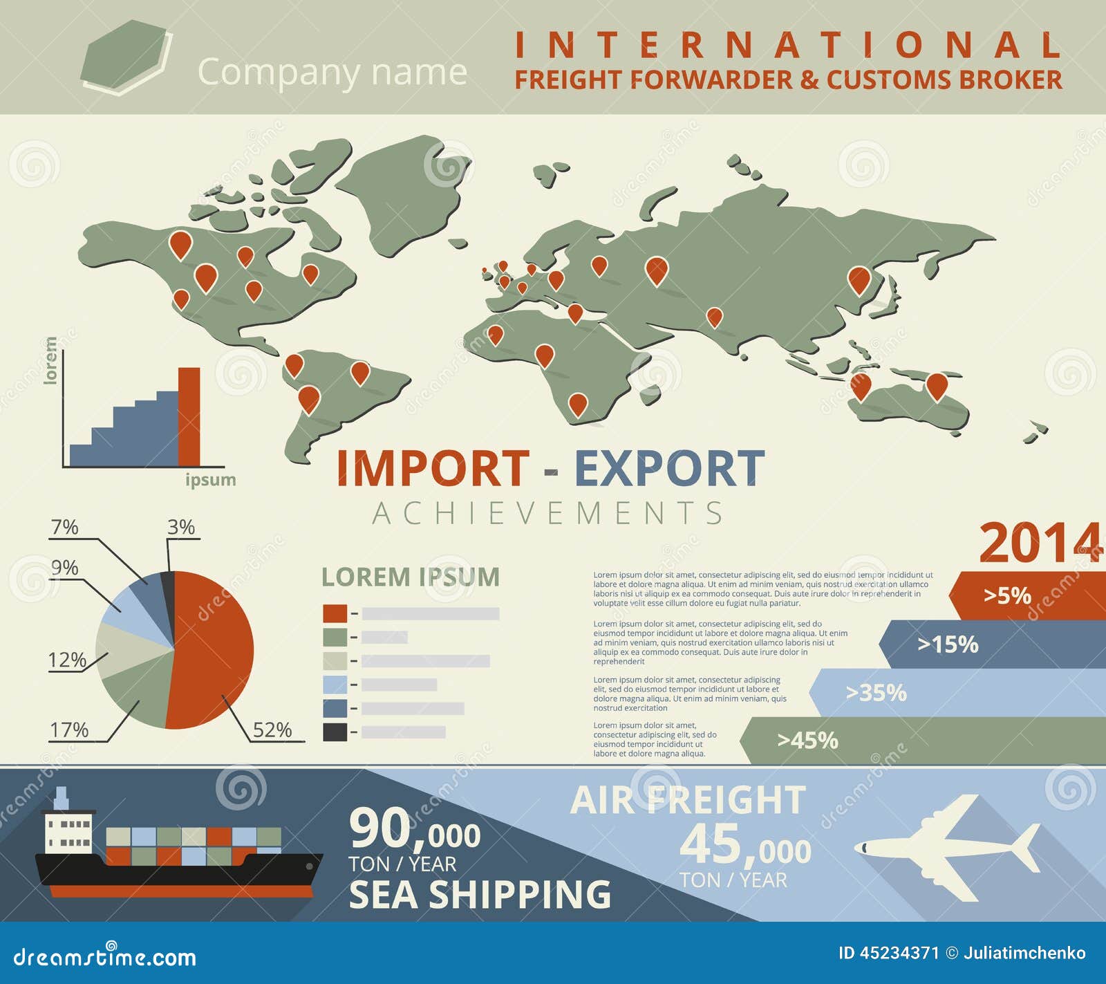 Infographic Illustration of Import and Export Stock Vector ... Infographic Illustration of Import and Export Stock Vector ...