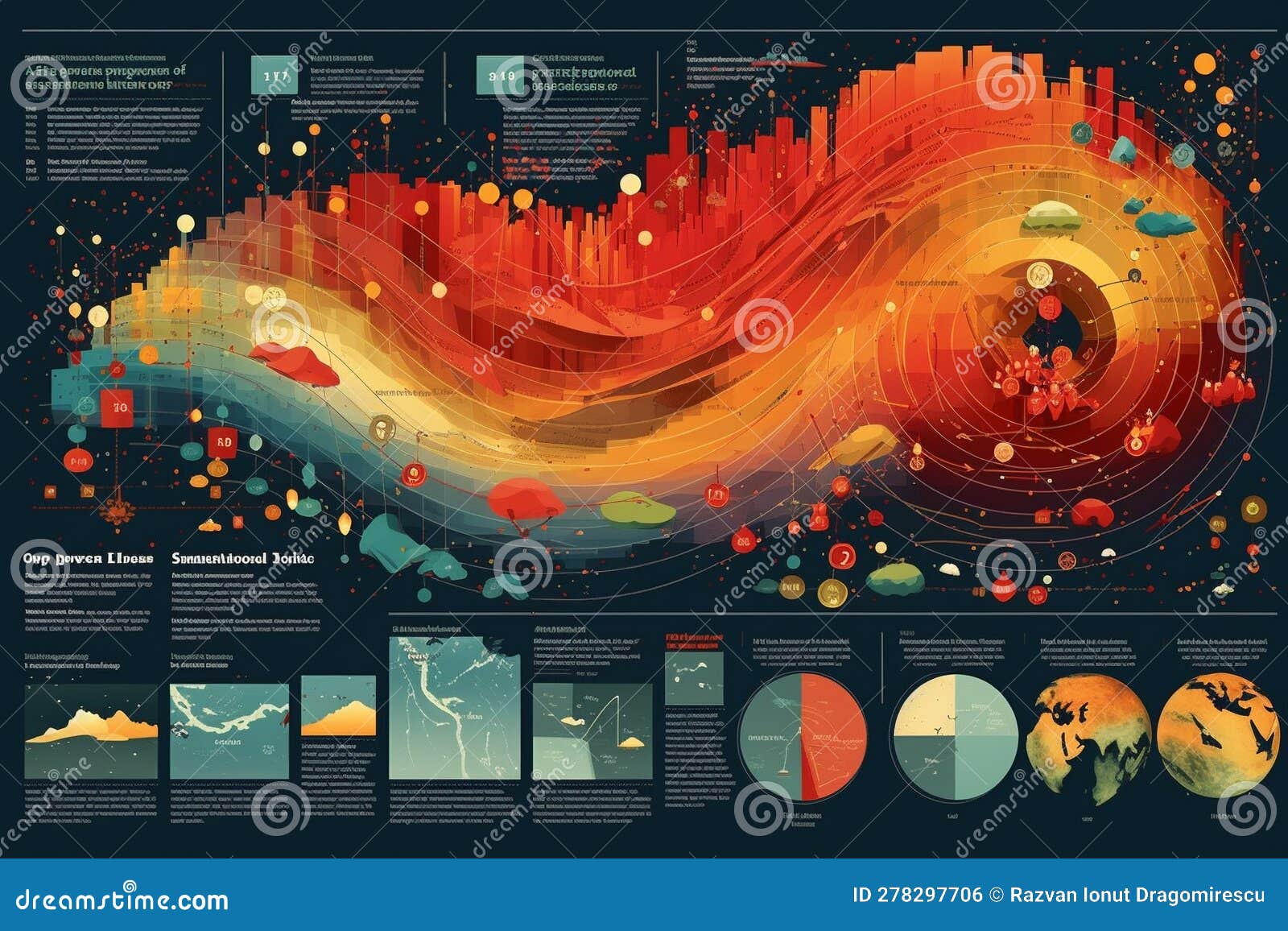Infographic Illustration Presents Complex Information in a Visually ...