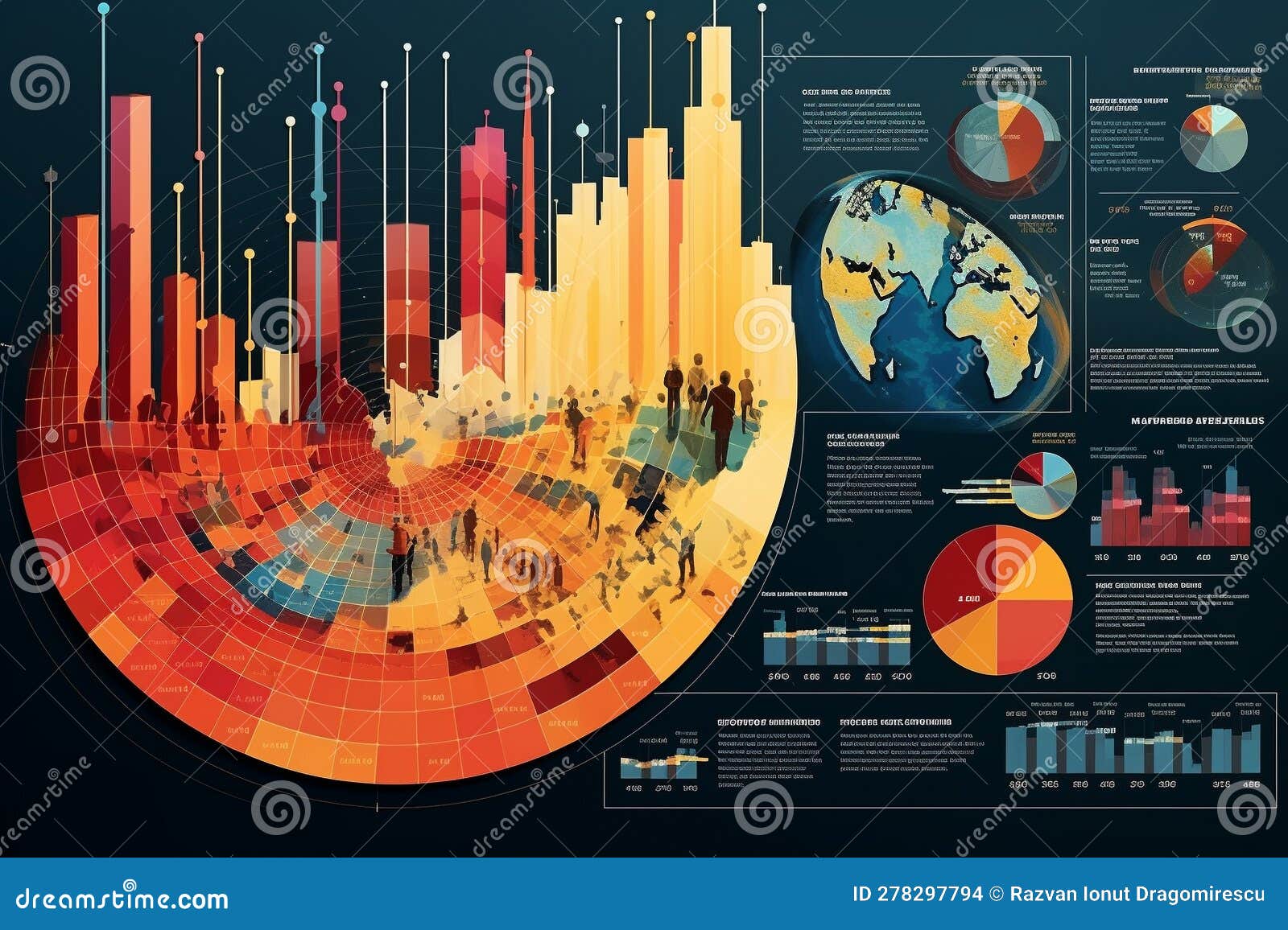 Infographic Illustration Presents Complex Information in a Visually ...