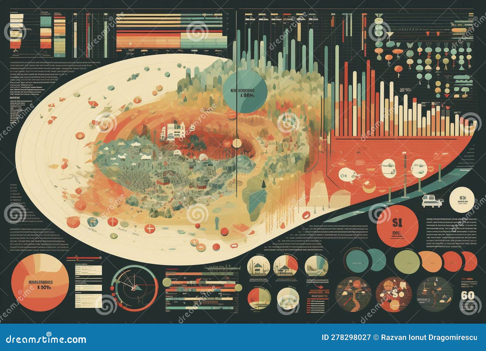 Infographic Illustration Presents Complex Information in a Visually ...
