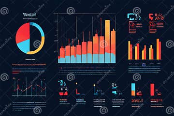 Infographic Illustration Visual Representations of Data and Info Stock ...