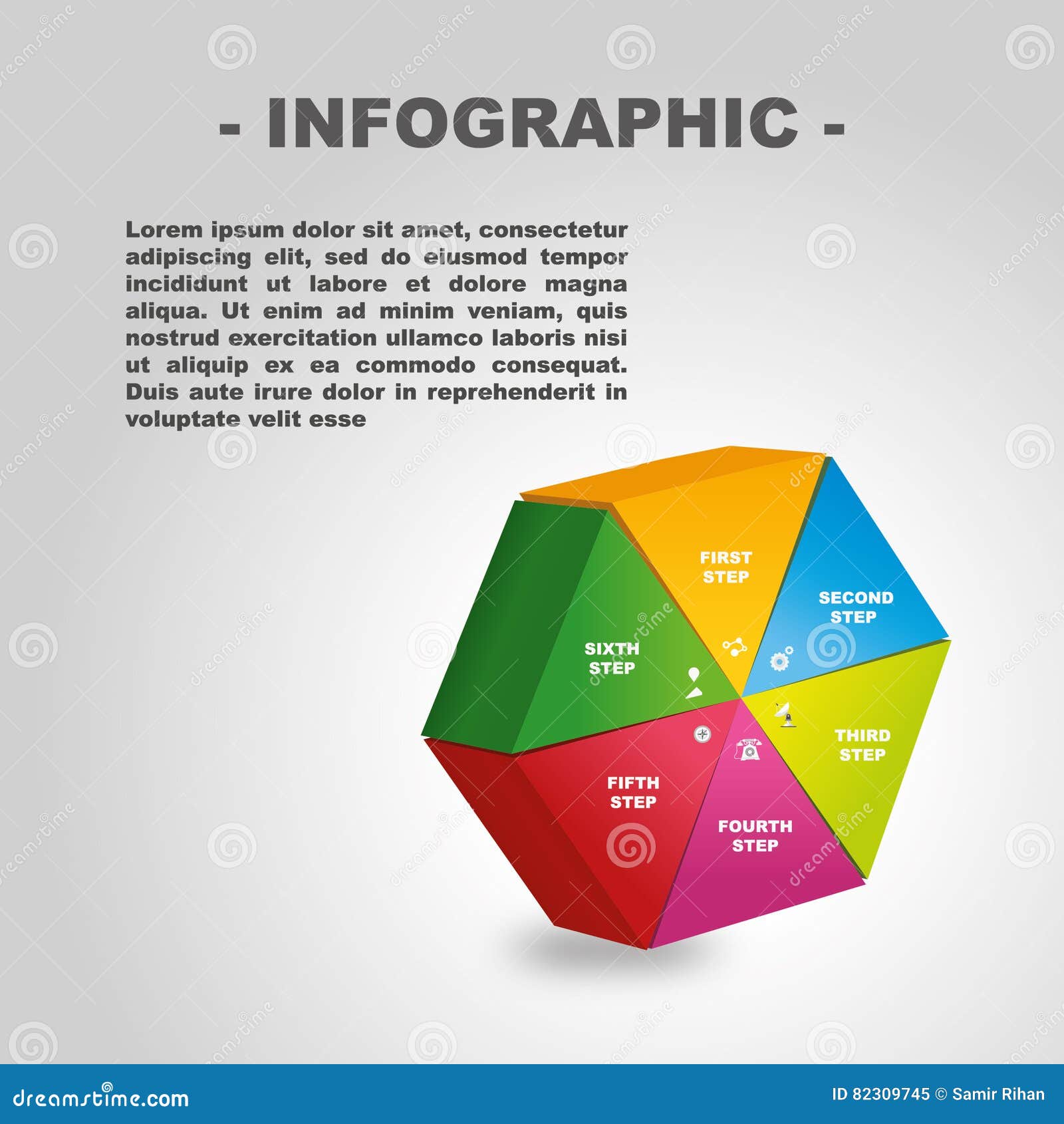 Infographic illustrations stock vector. Illustration of colors - 82309745