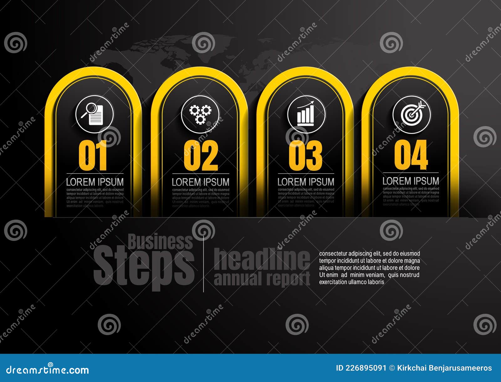 Infographic 89 stock vector. Illustration of concept - 226895091