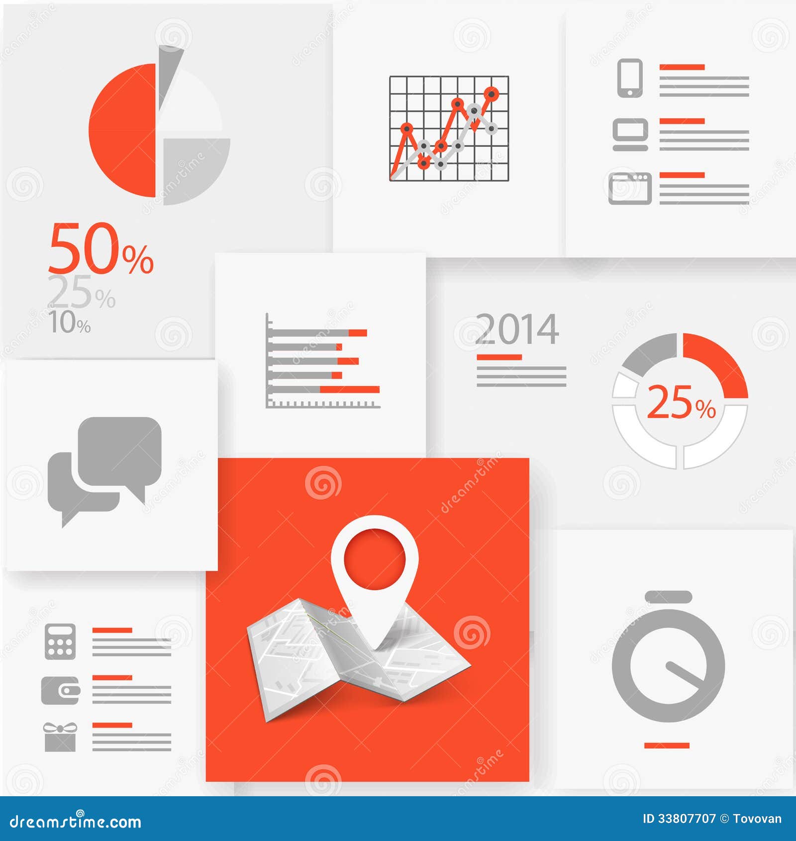 Infographic Information Board Stock Vector - Illustration of option ...