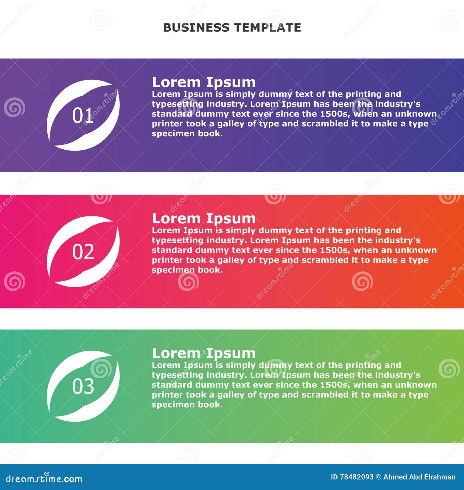 Infographic Information Business Banner Stock Vector - Illustration of ...