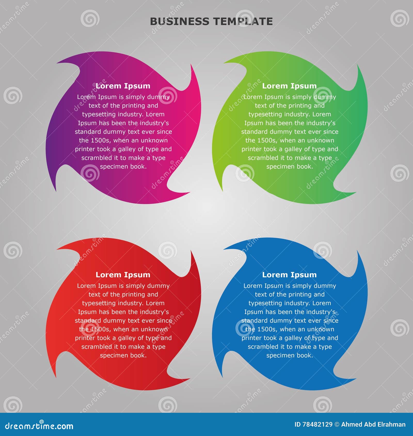 Infographic Information Shapes for Business Stock Vector - Illustration ...