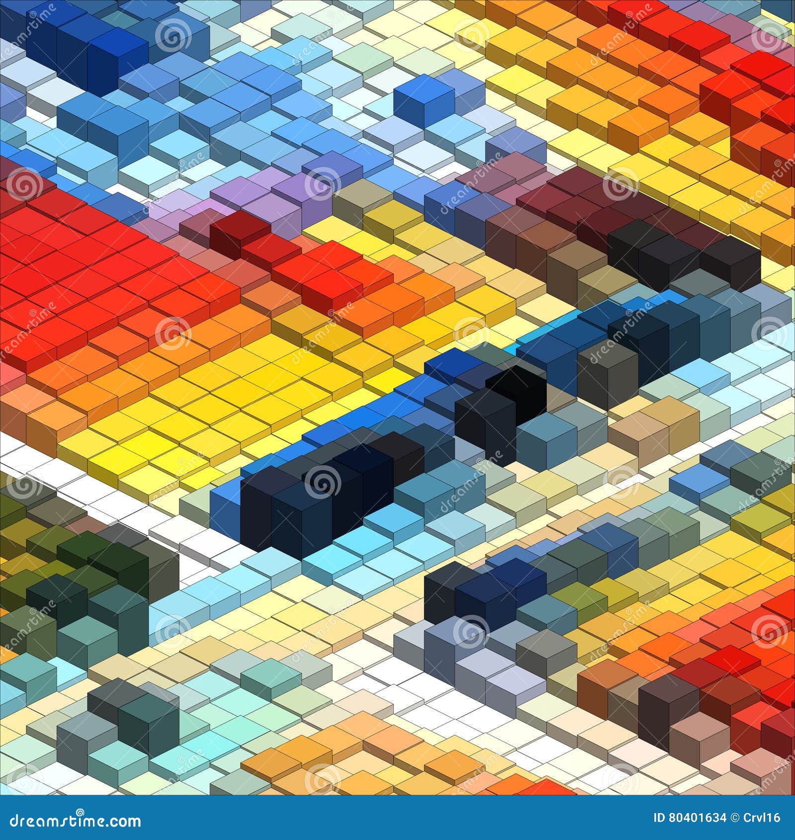 Infographic Isometric Vector Graph Stock Vector - Illustration of flat ...