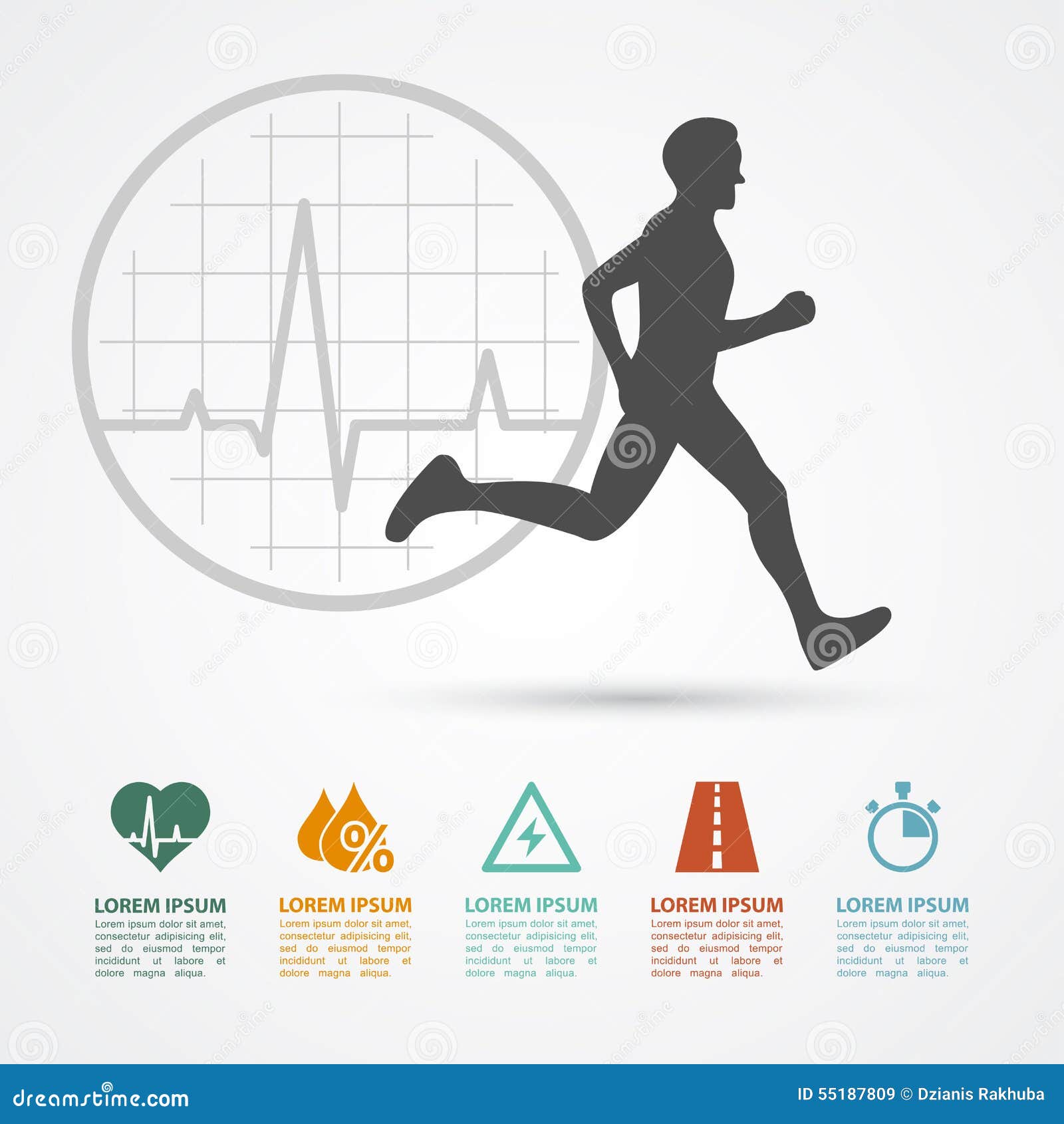 Infographic kondition vektor illustrationer. Illustration av symbol ...