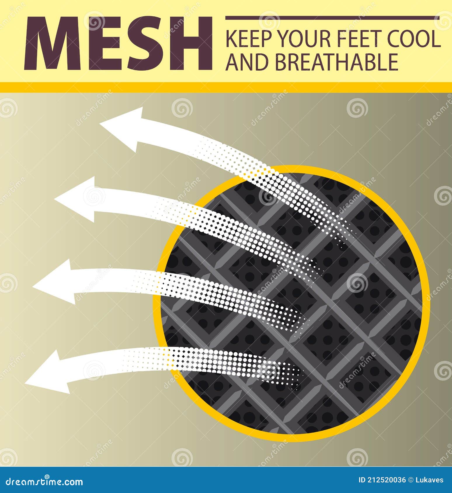 Infographic - mesh fabric stock vector. Illustration of canvas - 212520036