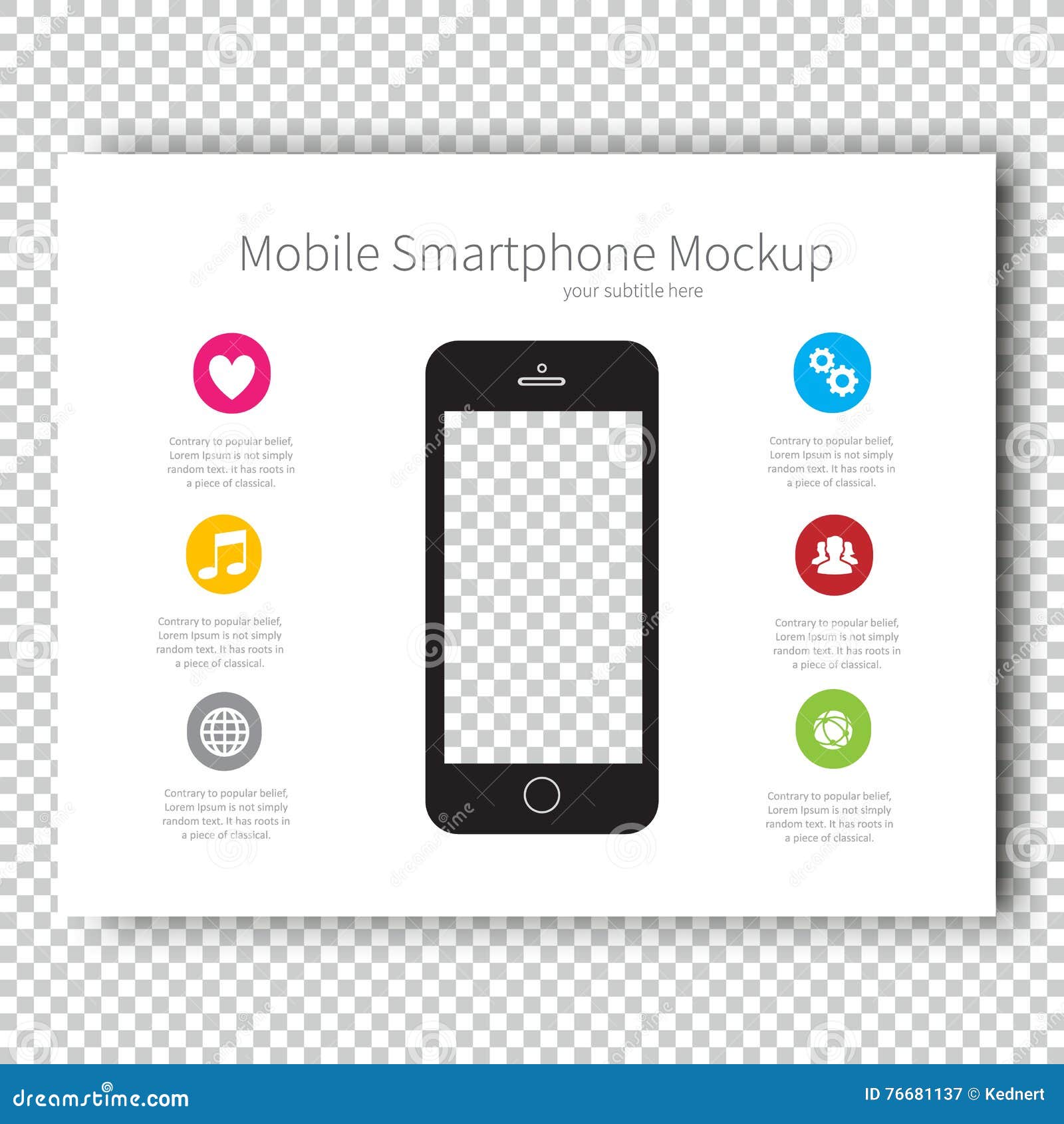 Infographic Mockup Device Smartphone Presentation Template, Business ...