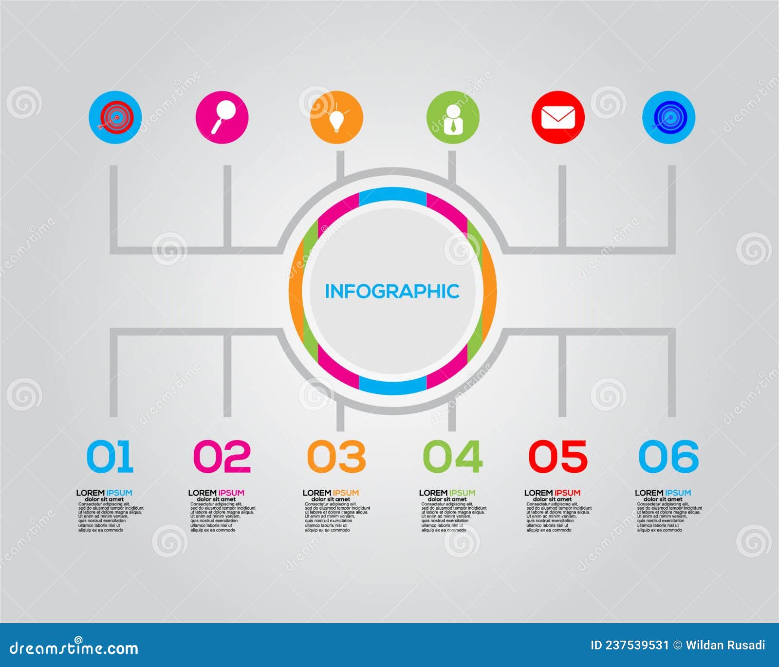 Infographic stock vector. Illustration of data, brochure - 237539531