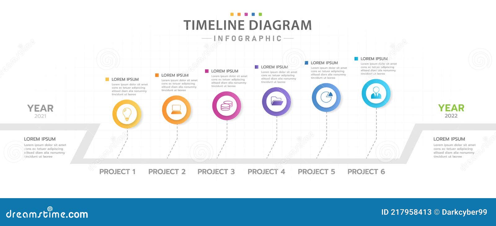 Project Mindmap Chart. Vector | CartoonDealer.com #84649529