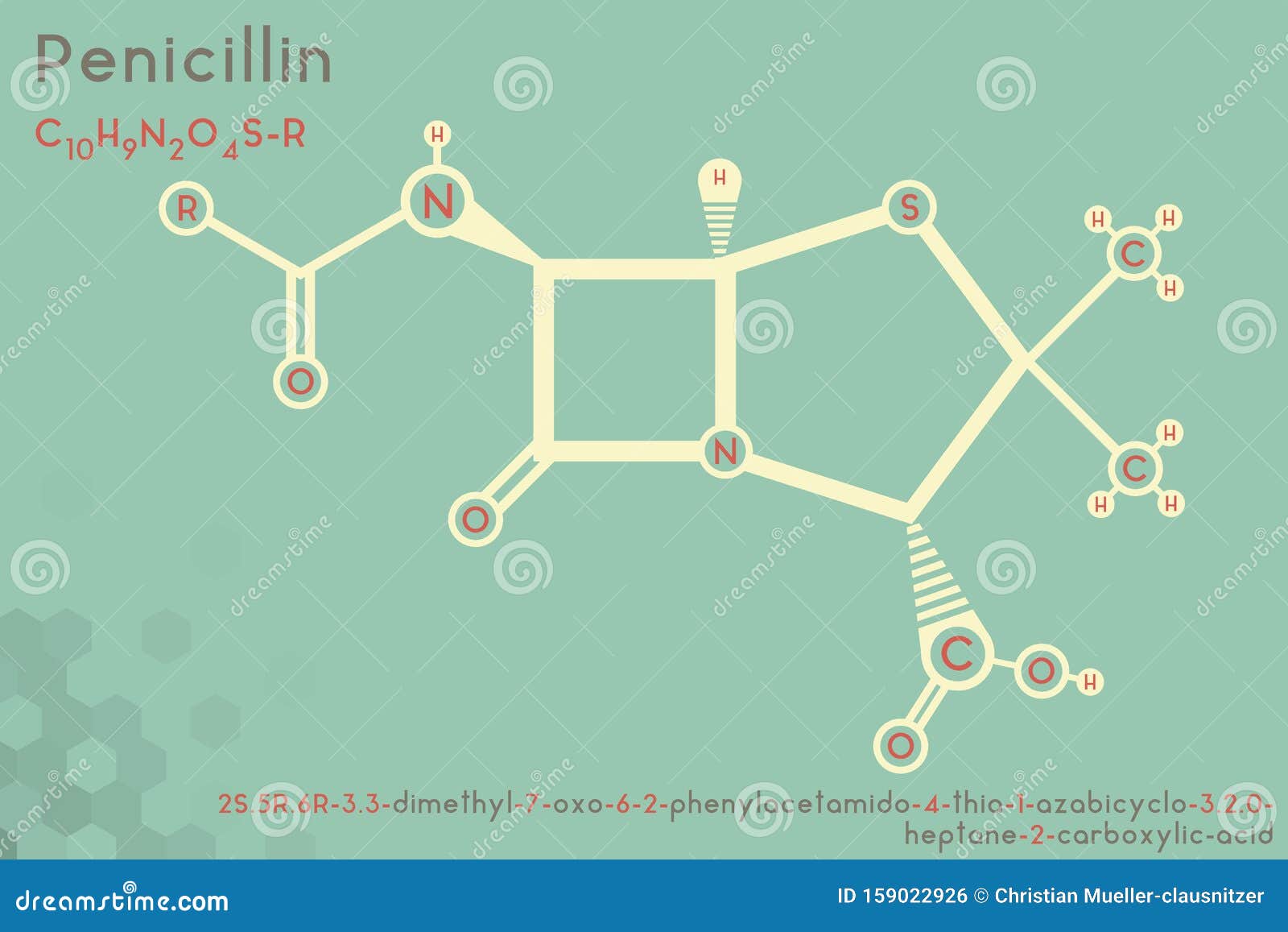 Infographic of the Molecule of Azithromycin Stock Vector - Illustration ...