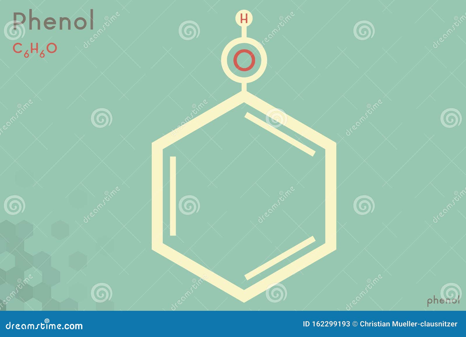 Infographic of the Molecule of Phenol Stock Vector - Illustration of ...