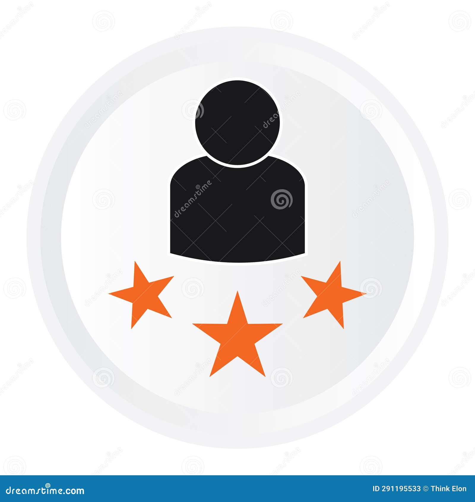 Customer Icon Vector , Solid Pictogram Isolated on White Circle Symbol ...