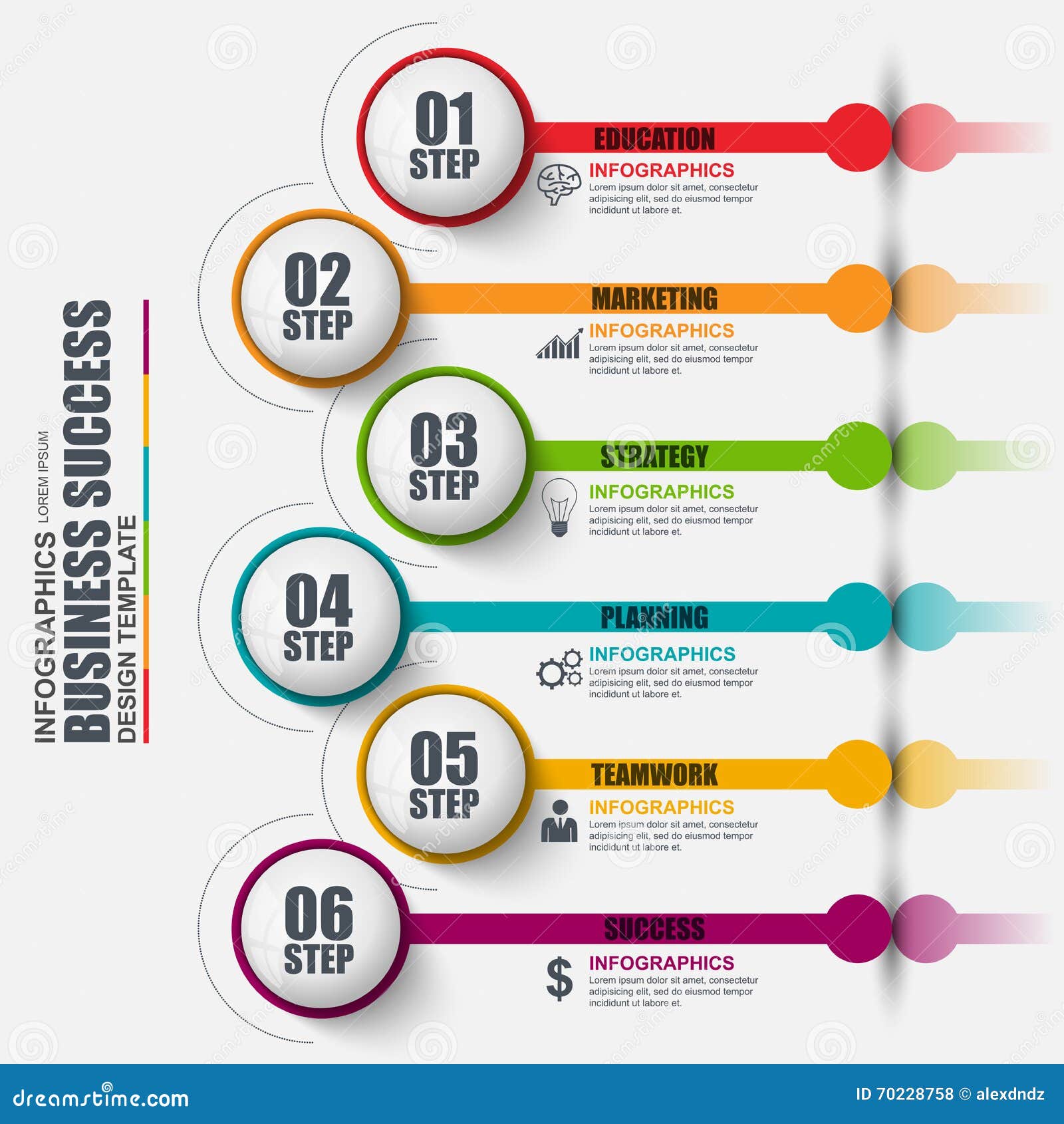 Infographic Number Template 3D With Icon And 10 Option. Stock Photo ...