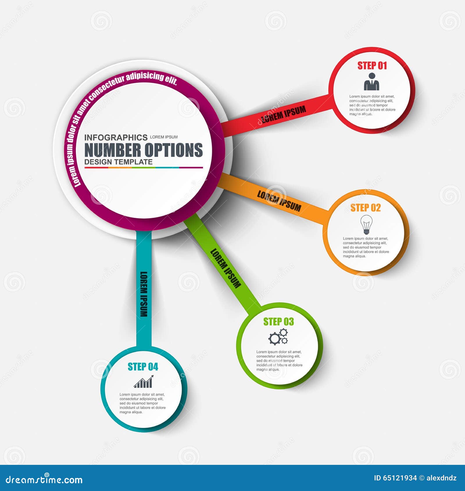 Infographic Number Template 3D With Icon And 10 Option. Stock Photo ...