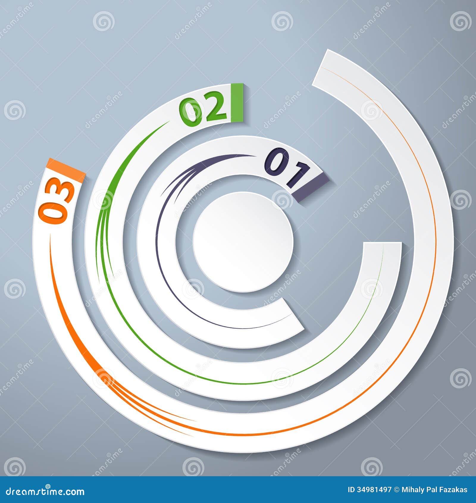 The Numbers On The Map Arrows. Vector Illustration | CartoonDealer.com ...