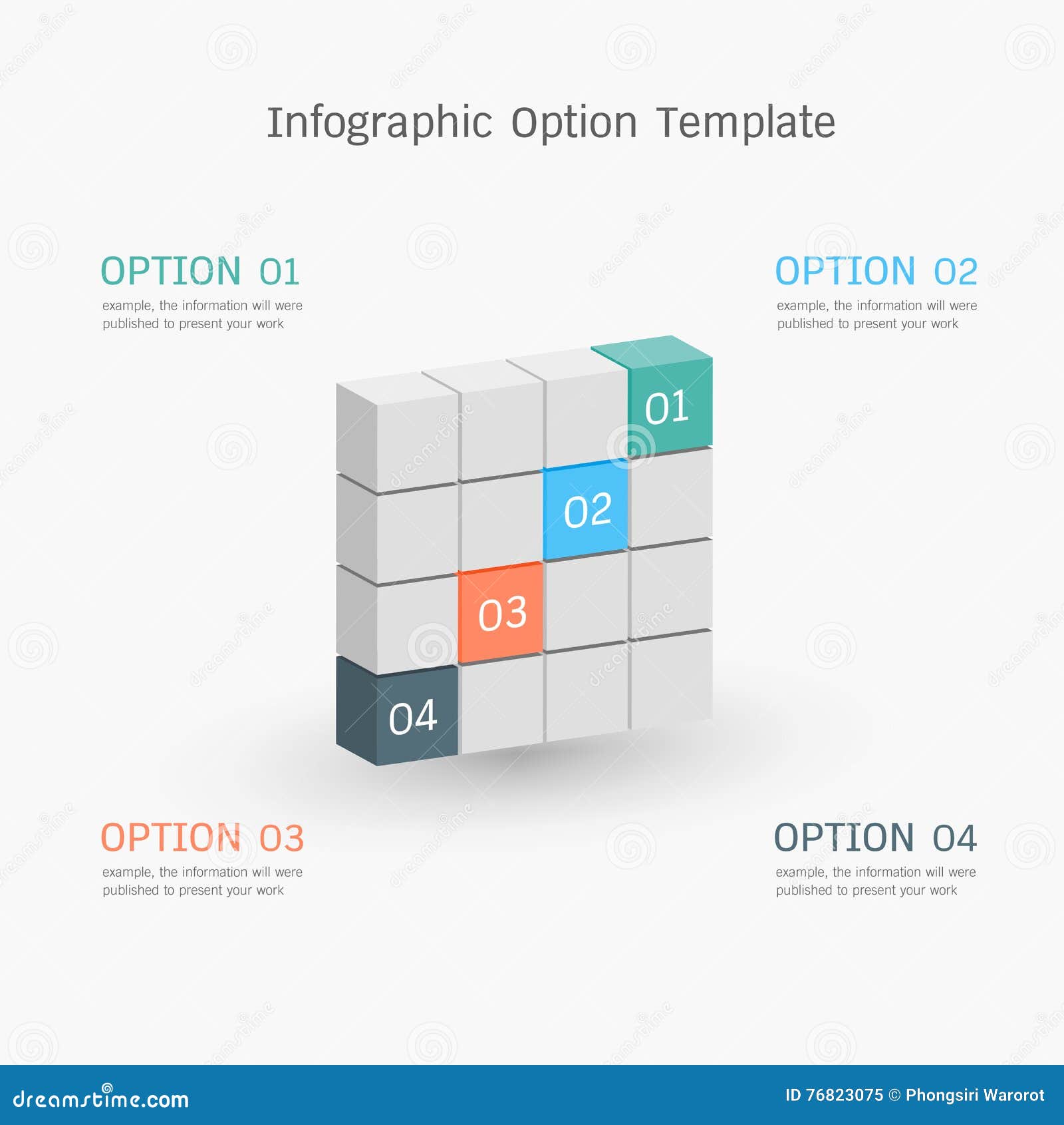 Infographic Option Template Stock Vector - Illustration of options ...