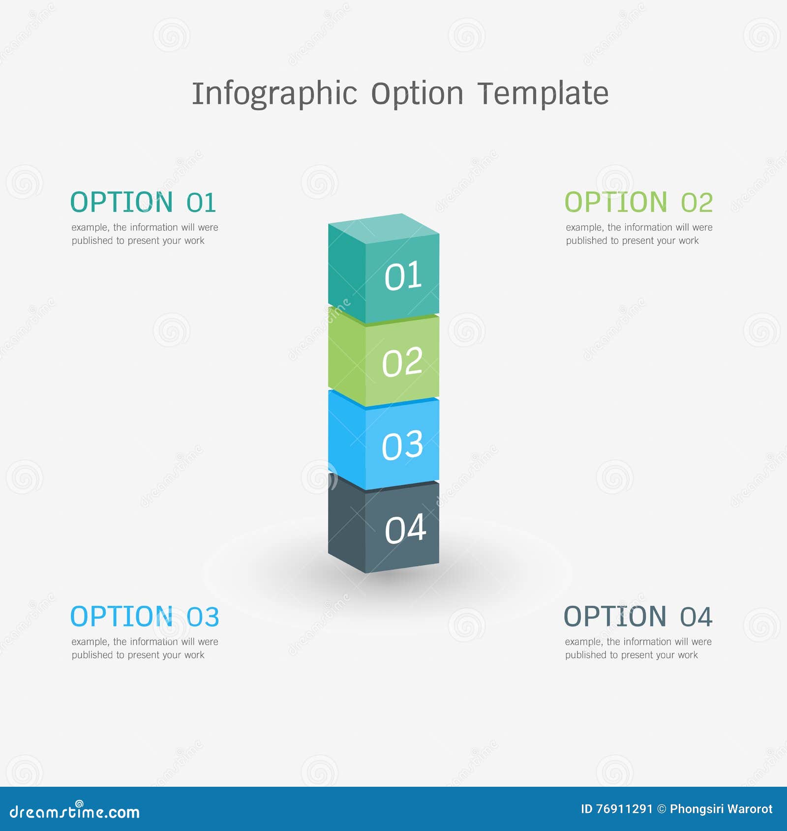 Infographic Option Template Stock Vector - Illustration of clip, data ...