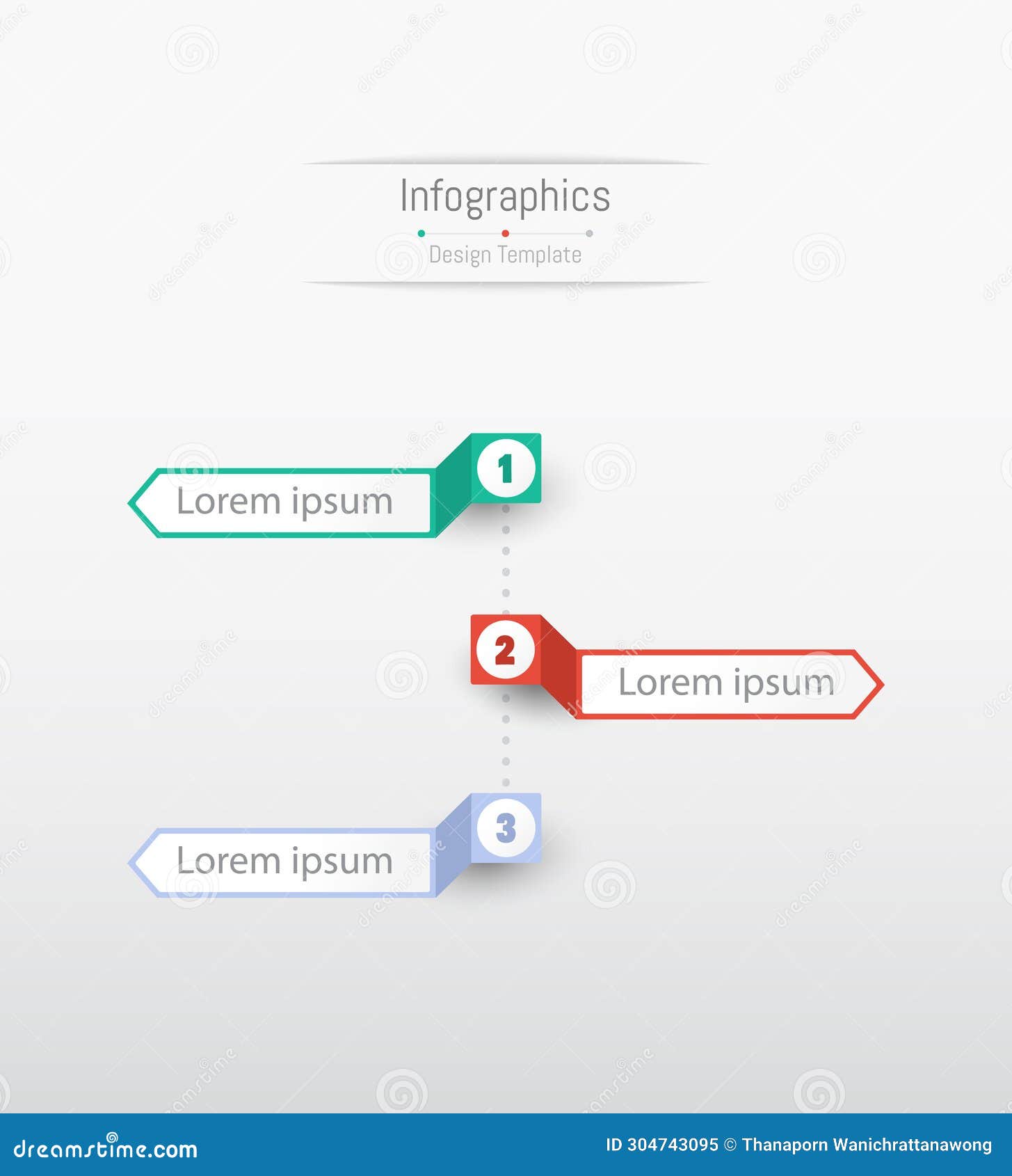 Infographic 3 Options Design Elements for Your Business Data. Vector ...