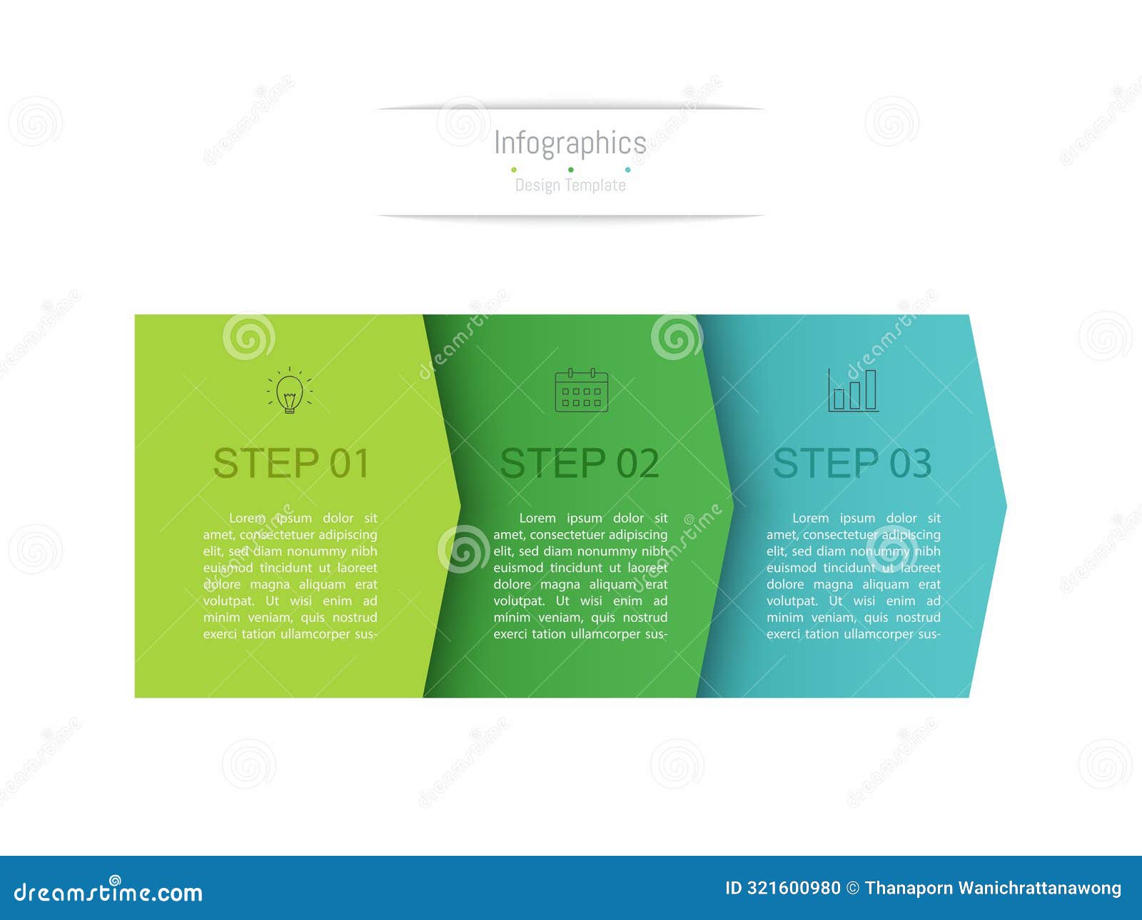 Infographic 3 Options Design Elements for Your Business Data. Vector ...