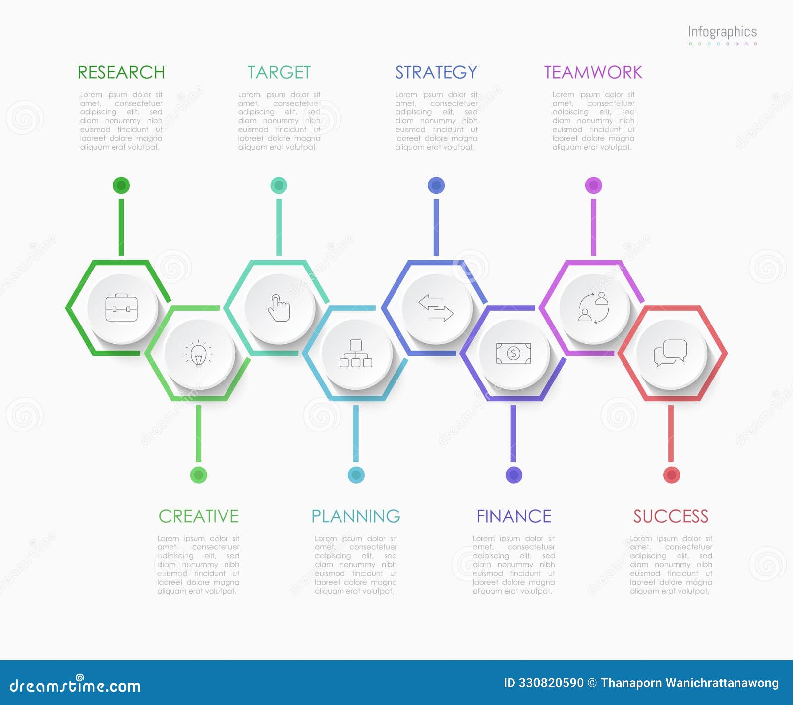 Infographic 8 Options Design Elements for Your Business Data. Vector ...