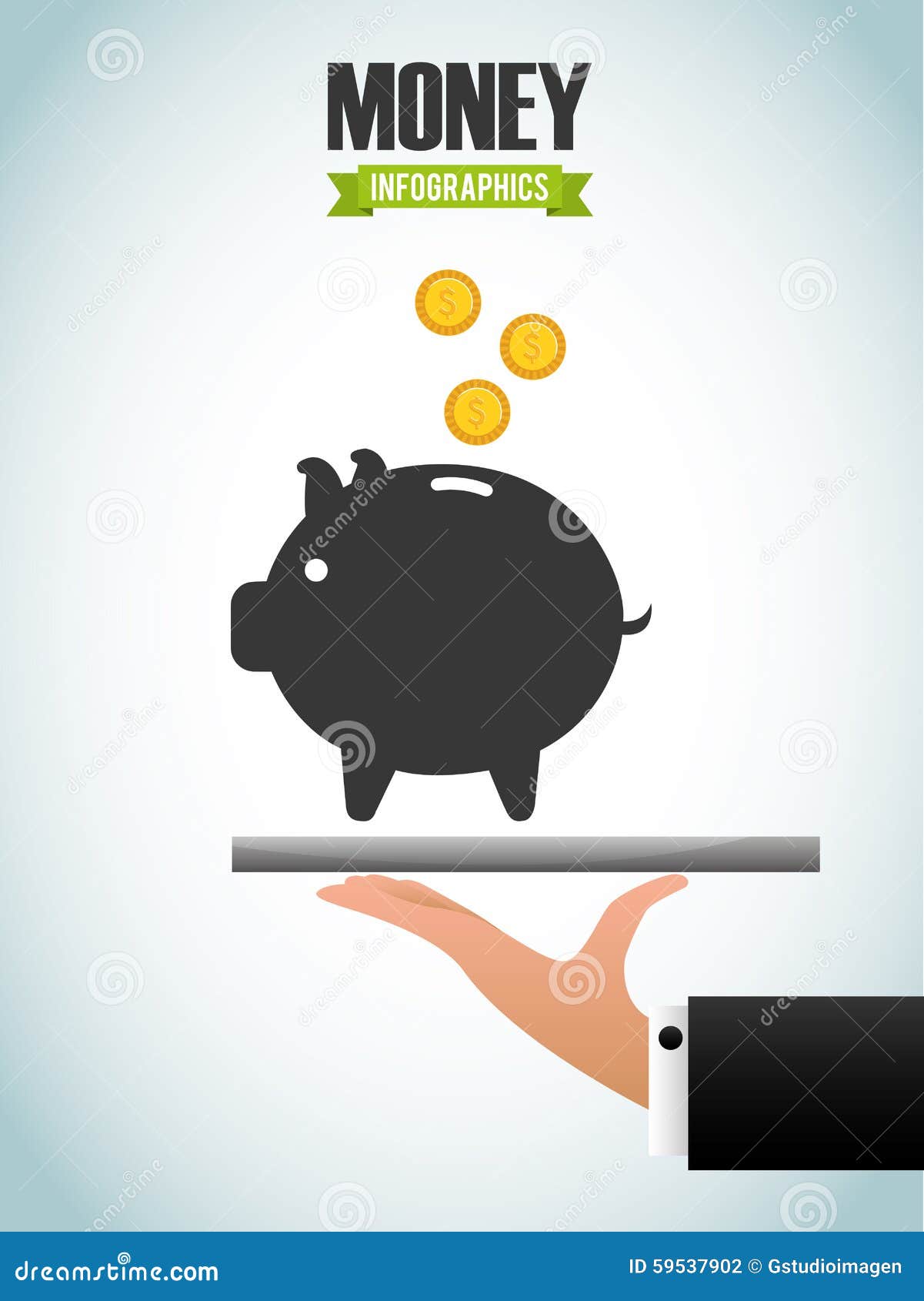 Infographic pengar vektor illustrationer. Illustration av presentation ...