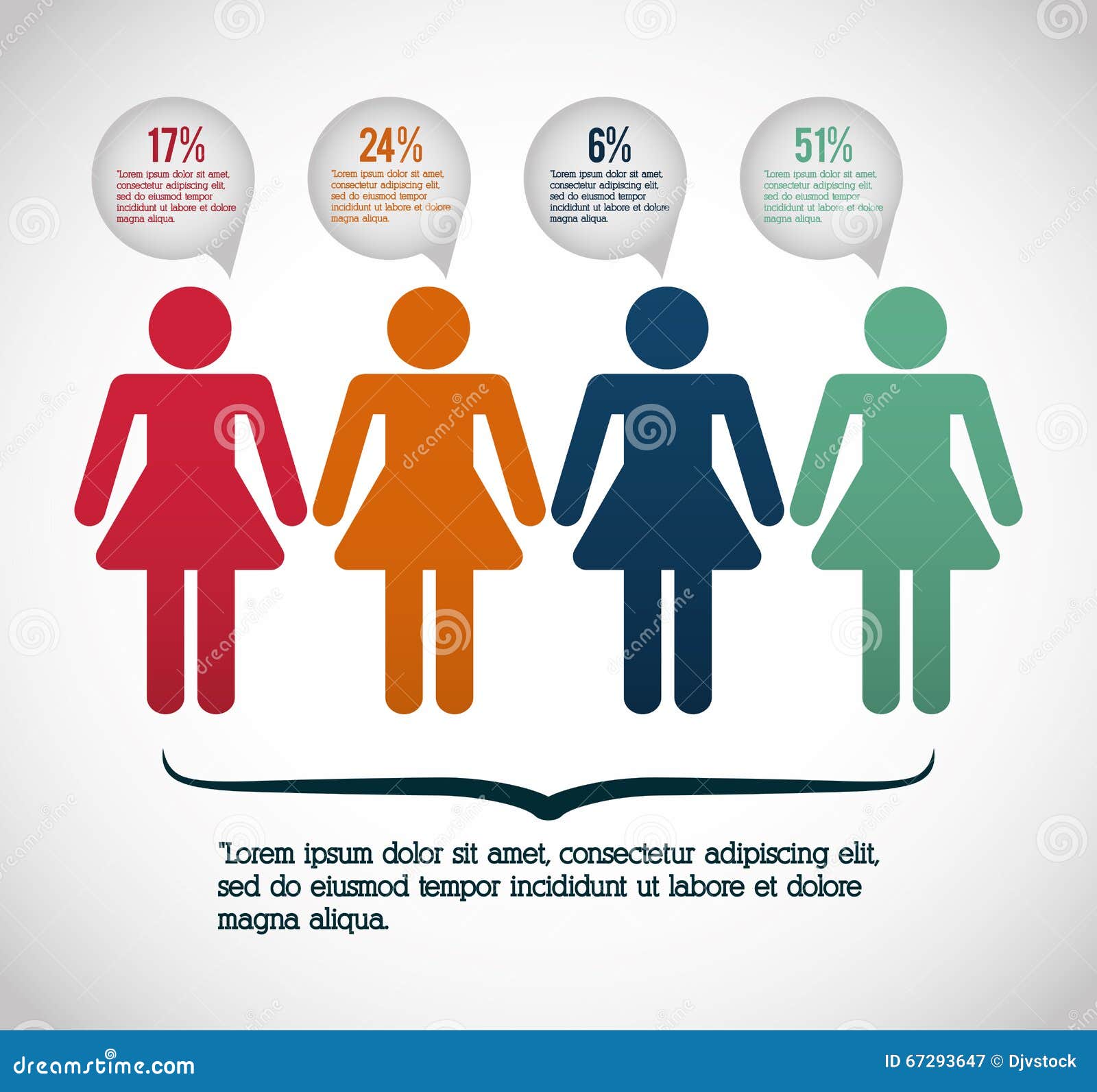 Infographic people design stock vector. Illustration of bubble - 67293647