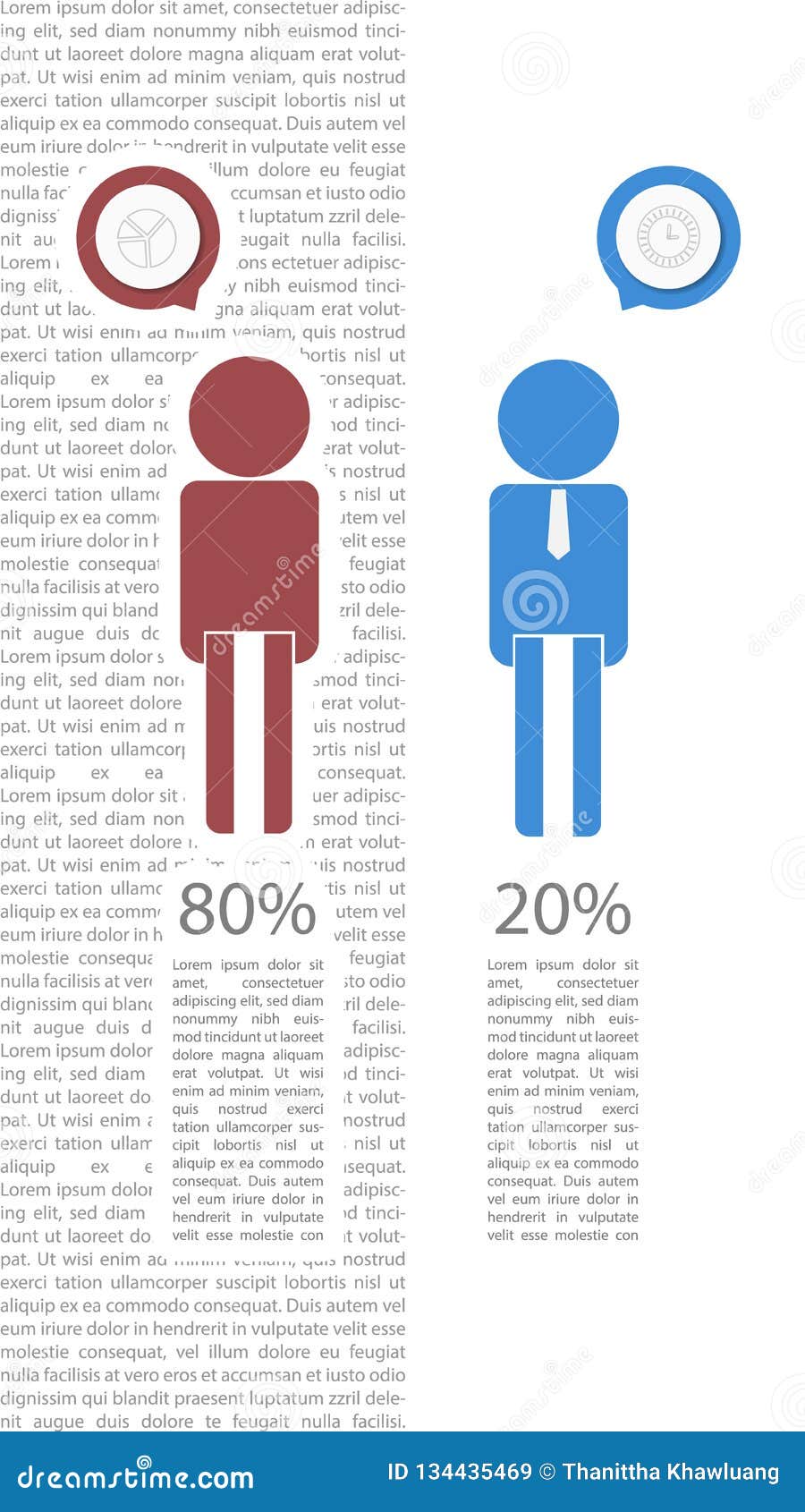 Infographic People Elements for Business Data Visualization. Process ...