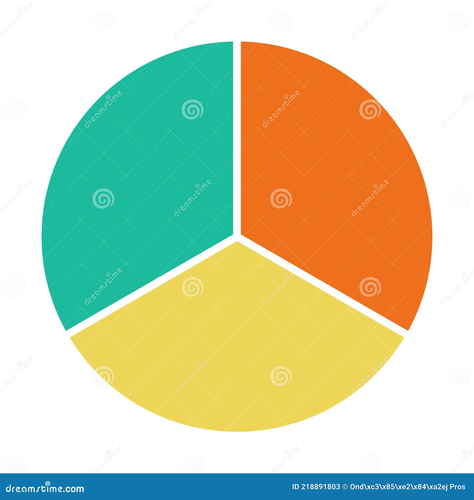 Infographic Pie Chart. Cycle Presentation Diagram 3 Section Stock ...