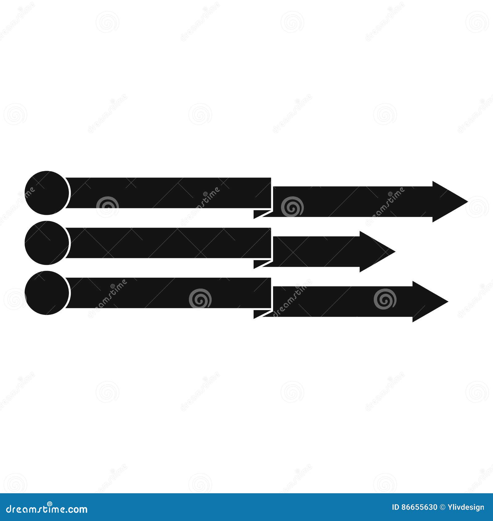 Infographic Pilsymbol, Enkel Stil Vektor Illustrationer - Illustration ...