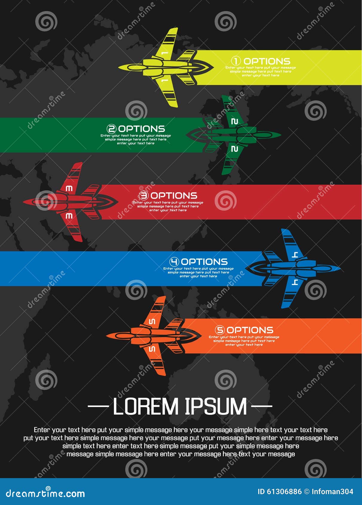 Infographic Plane Vector Illustration Business Travel. Airplane ...